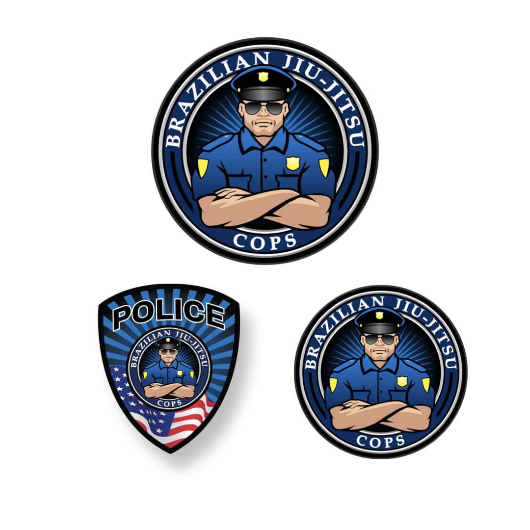 BJJ COPS Stickers Bundle | Brazilian Jiu-Jitsu Cops