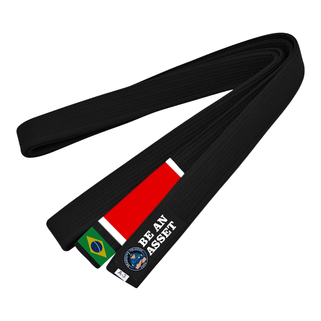 DELUXE - BJJ COPS BE AN ASSET Black Belt | Brazilian Jiu-Jitsu Cops